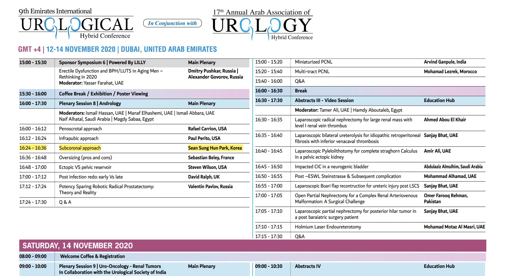 The Combined Scientific Conference of EUS & AAU Invites Dr. Park to ...